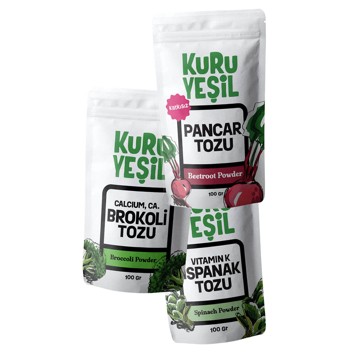 Vegan Paketi 300 gr | Sebze Tozu, Yerli Sebze Tozu – Kuru Yeşil
